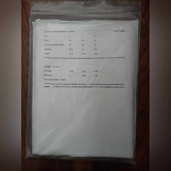 Cynthia Guffey | Other | Uncut Cynthia Guffey Skirt Sewing Pattern ...